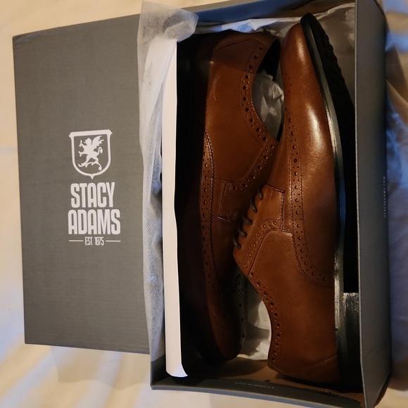 Stacy Adams | Shoes | Mens Size 2 Stacy Adams Garrison Shoe Cognac ...
